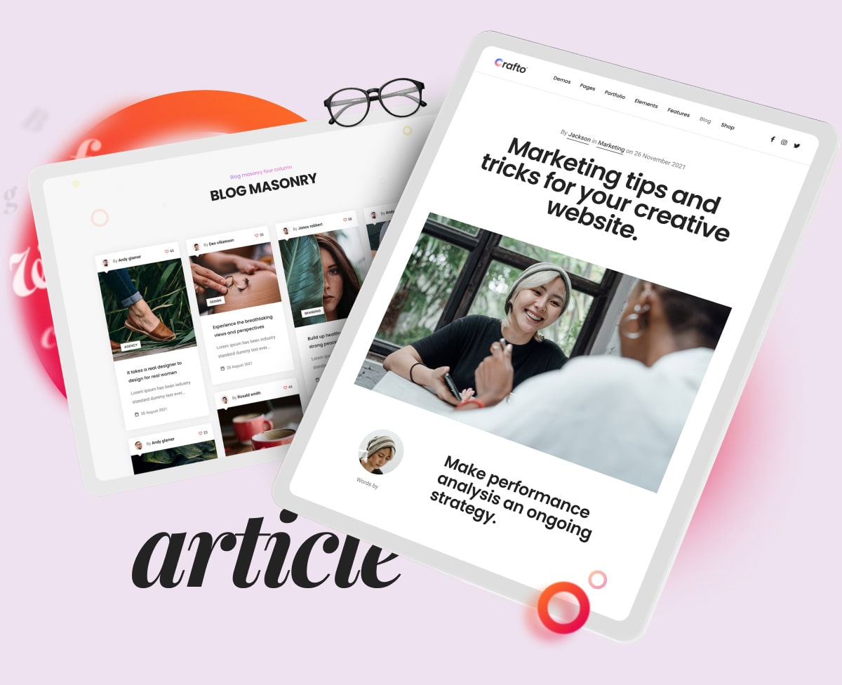 Crafto - The Multipurpose HTML5 Template