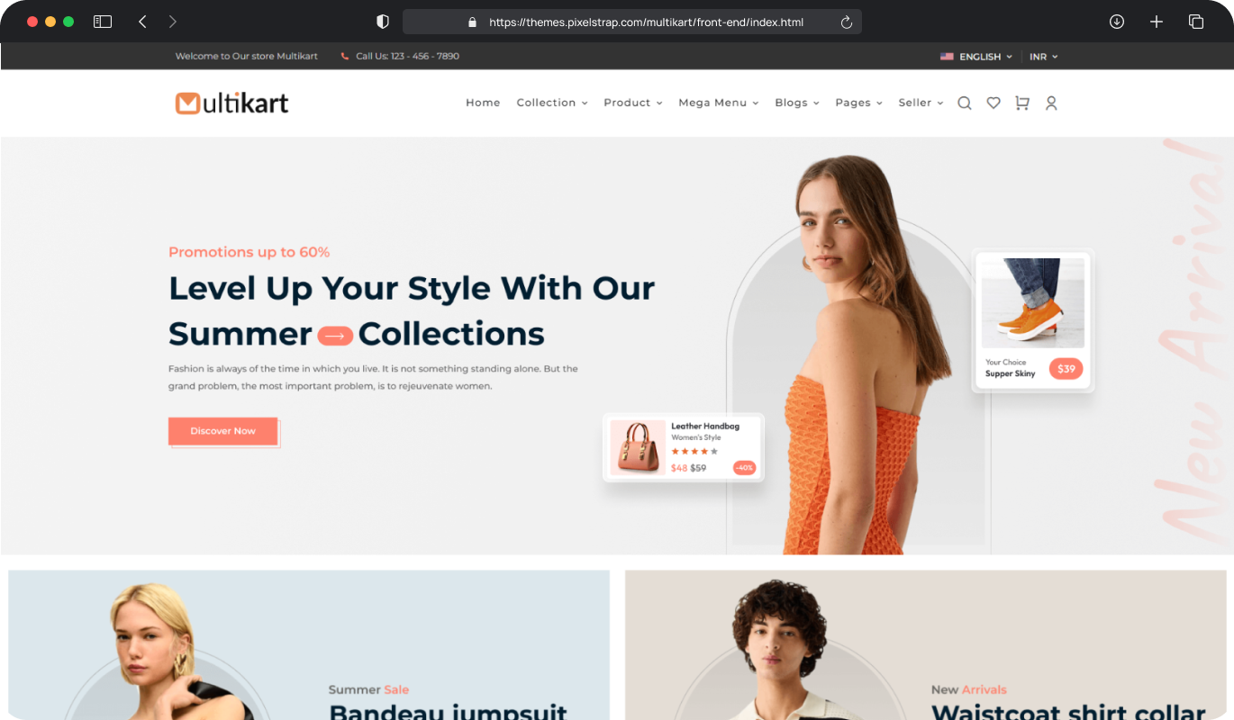 Multikart - Multipurpose Ecommerce Template